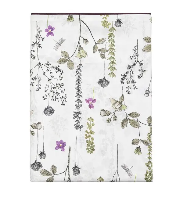 ALEXANDRE TURPAULT Organic Cotton Bucolique King Flat Sheet - White