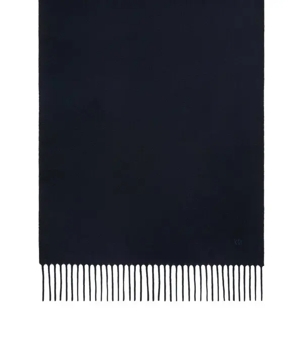 Max Mara Wool Fringe Scarf
