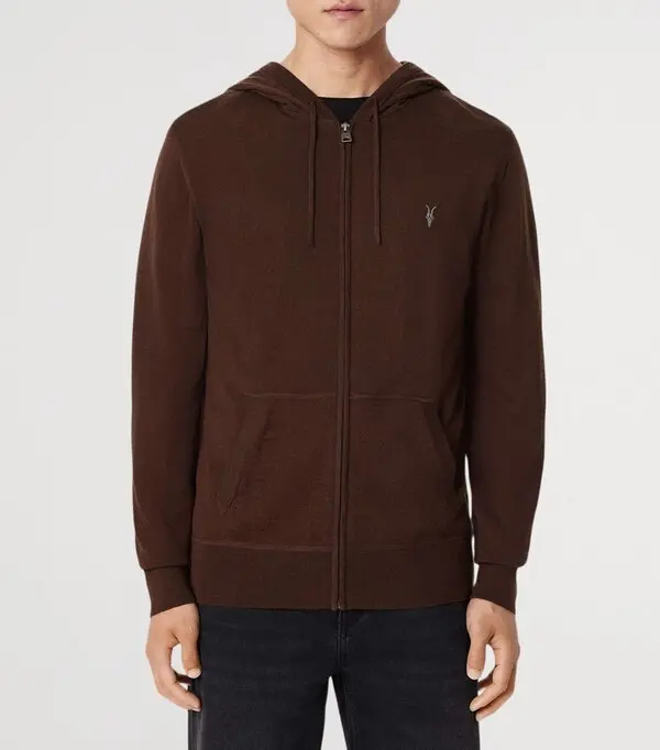 ALLSAINTS Merino Wool Mode Hoodie