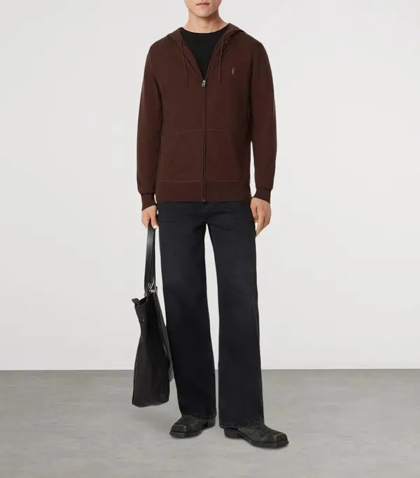 ALLSAINTS Merino Wool Mode Hoodie