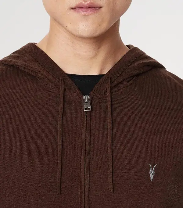 ALLSAINTS Merino Wool Mode Hoodie