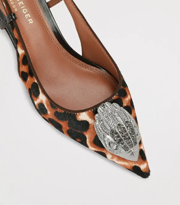 Kurt Geiger Leather Belsize Slingback Heels