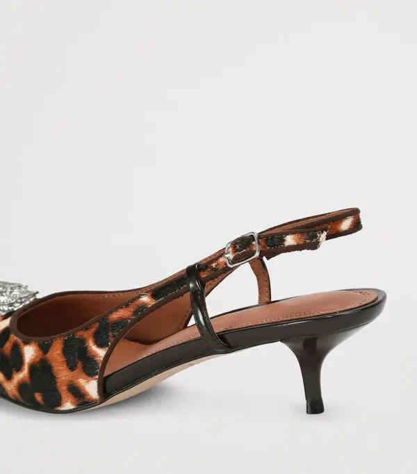 Kurt Geiger Leather Belsize Slingback Heels