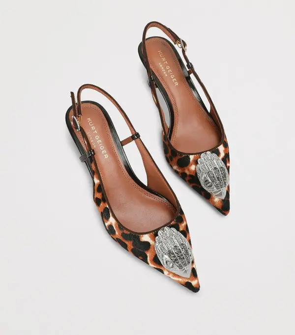 Kurt Geiger Leather Belsize Slingback Heels