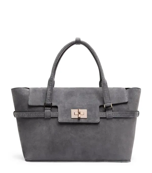 Max Mara Suede Margaux Top-handle Bag
