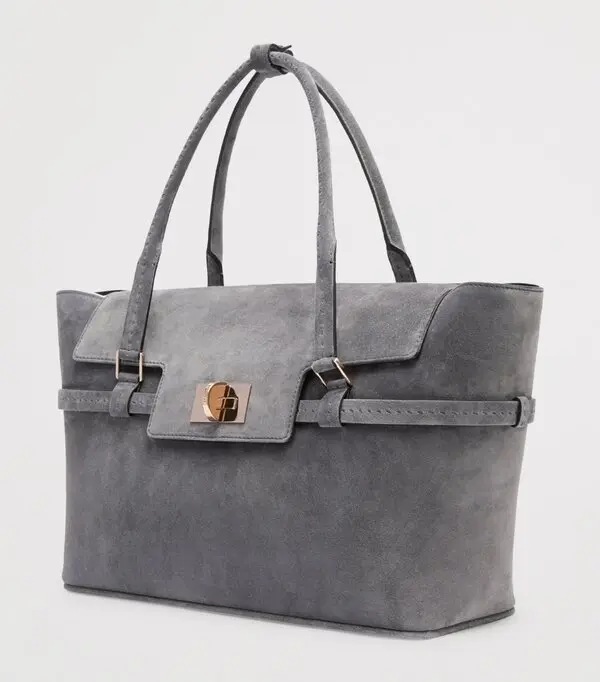 Max Mara Suede Margaux Top-handle Bag