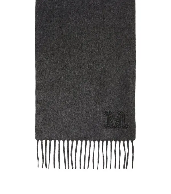 Max Mara Cashmere Monogram Scarf