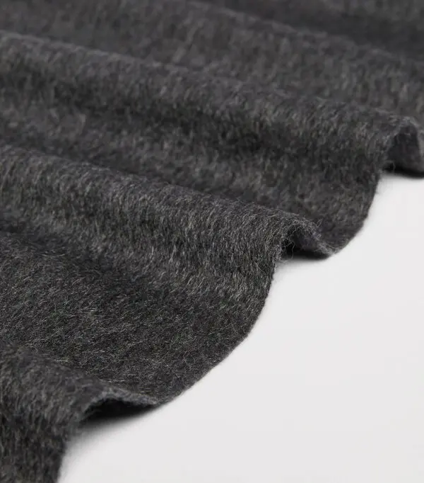 Max Mara Cashmere Monogram Scarf