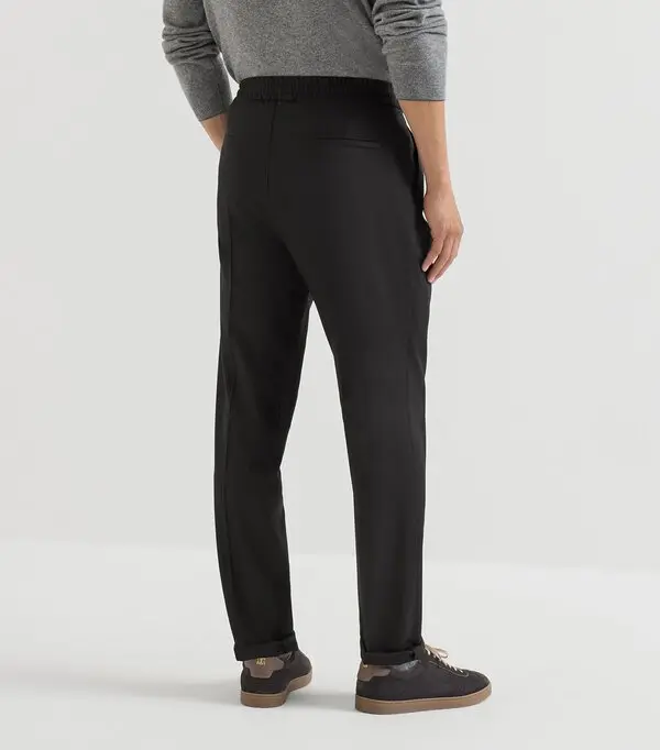 Brunello Cucinelli Virgin Wool Flannel Trousers