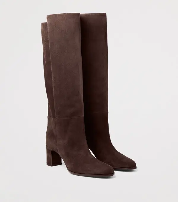 JIMMY CHOO Caly 65 Suede Knee-high Boots