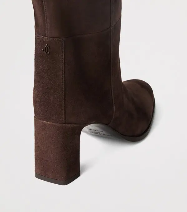 JIMMY CHOO Caly 65 Suede Knee-high Boots