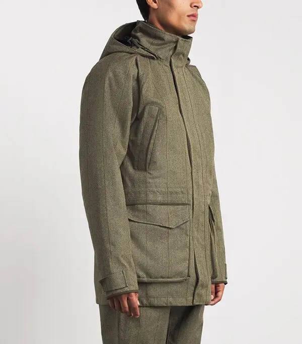 Purdey Tweed Stripe Yorkshire Field Coat