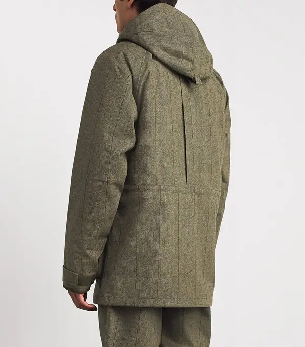 Purdey Tweed Stripe Yorkshire Field Coat