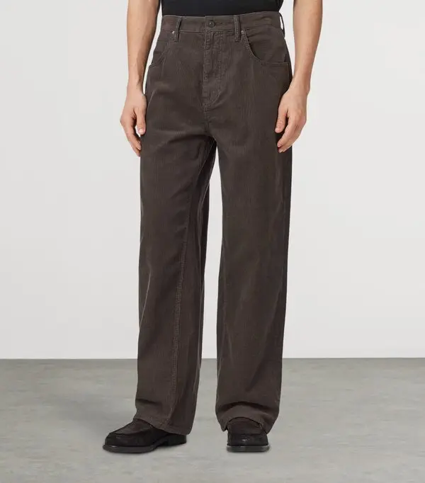 ALLSAINTS Corduroy Rivet Straight Jeans