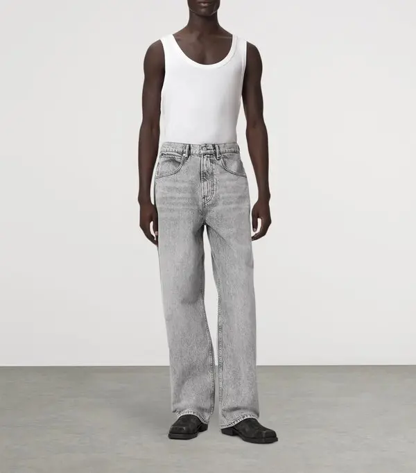 ALLSAINTS Rivet Slouch Tapered Jeans