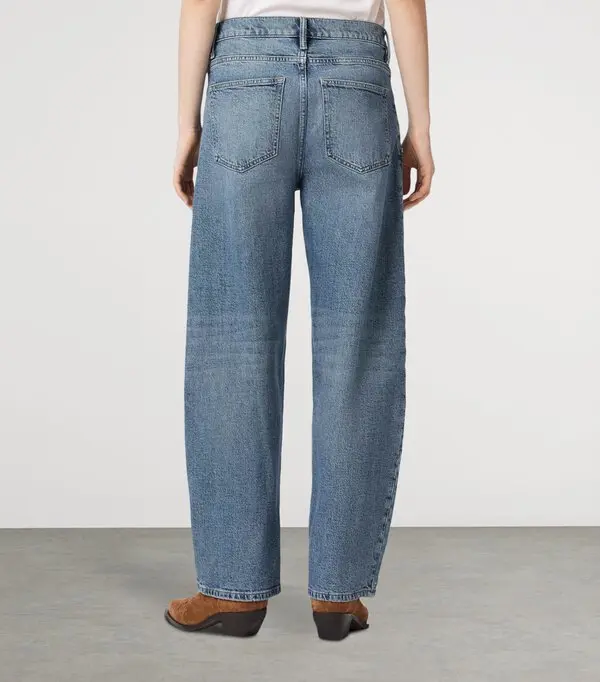 ALLSAINTS Sadie Studded Barrel-leg Jeans