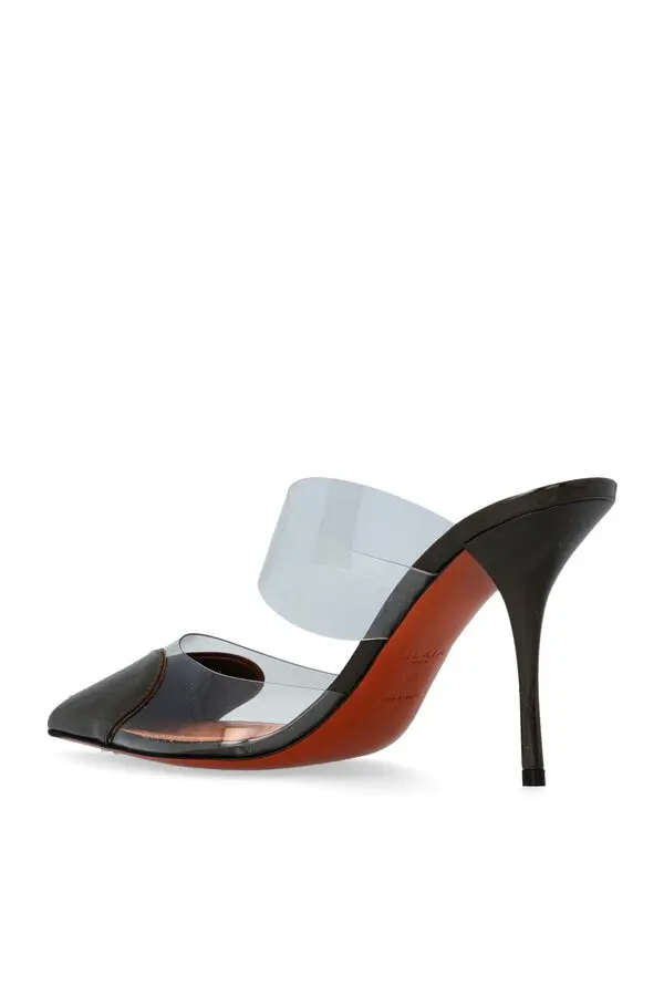 Alaïa 90mm Le Cœur Strap Mules