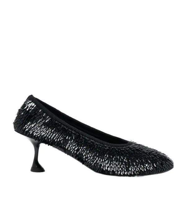 Proenza Schouler Sequinned Pumps - Black
