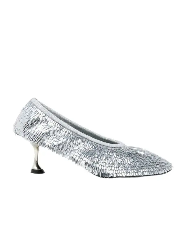 Proenza Schouler Sequined Pumps - Gray