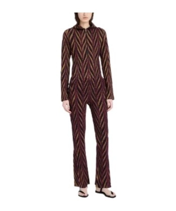 Proenza Schouler Amelia Marble Jacquard Trousers