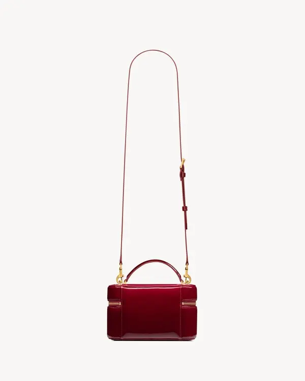 Saint Laurent Gaby Logo Cosmetic Bag - Deep Rose