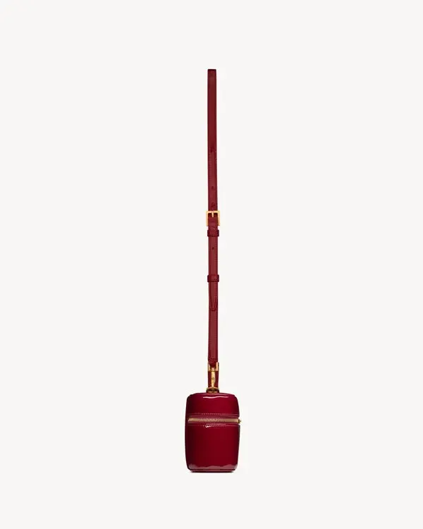Saint Laurent Gaby Logo Cosmetic Bag - Deep Rose