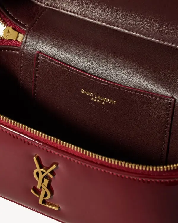 Saint Laurent Gaby Logo Cosmetic Bag - Deep Rose