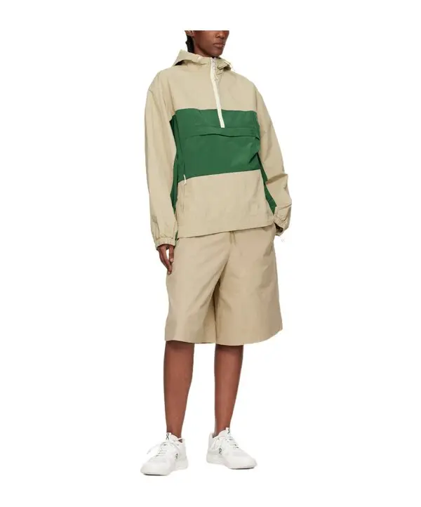 On Color-block Recycled Shell Jacket - Nude