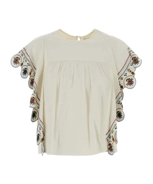Isabel Marant Étoile Ruffled Crewneck Top