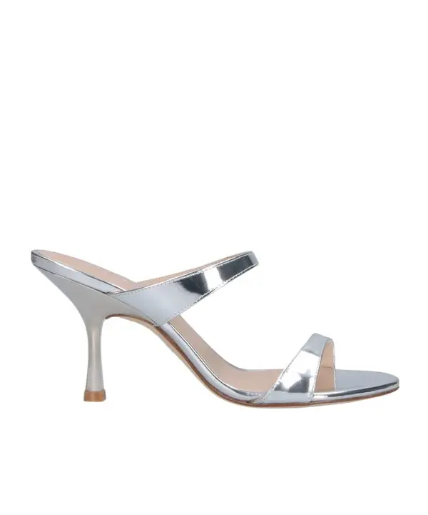 STUART WEITZMAN Stiletto-heeled Sandals - Silver