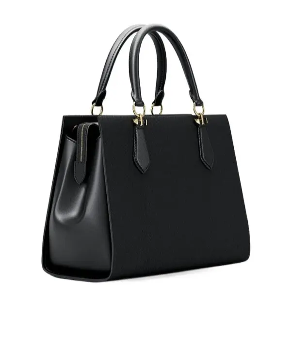 Michael Kors Marilyn Saffiano Leather Satchel - Black