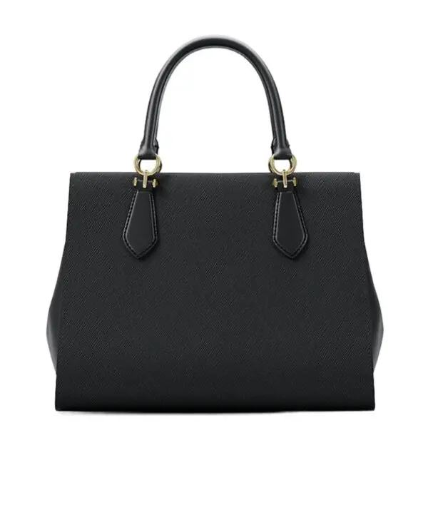 Michael Kors Marilyn Saffiano Leather Satchel - Black