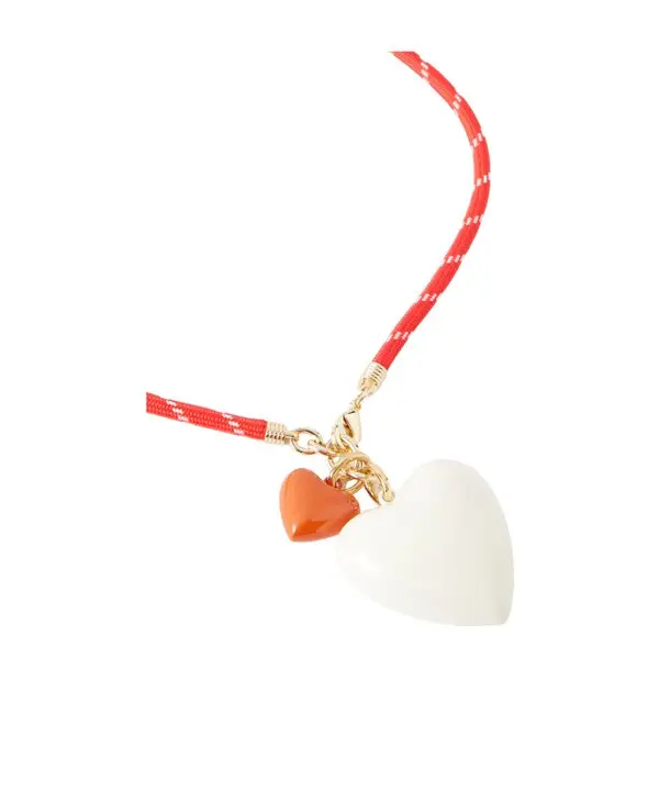 Assouline Enamel And Cord Necklace