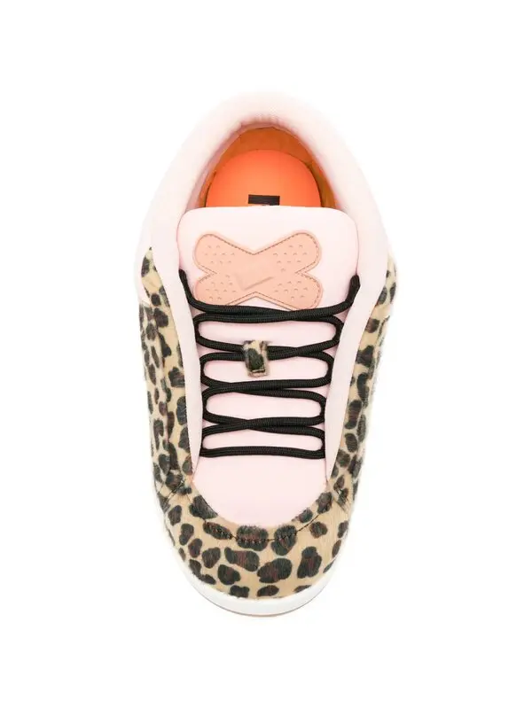 PDFCHANNEL Sk8 Leopard Print Sneakers