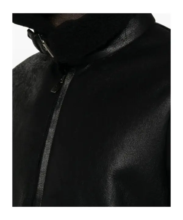 SALVATORE SANTORO Long-sleeved Leather Jacket