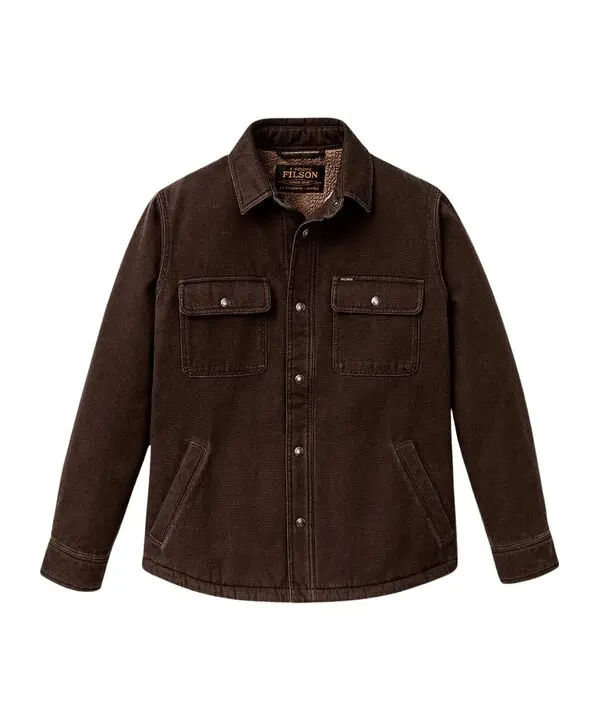 Filson Fleece-lined Button-up Shirt Jacket