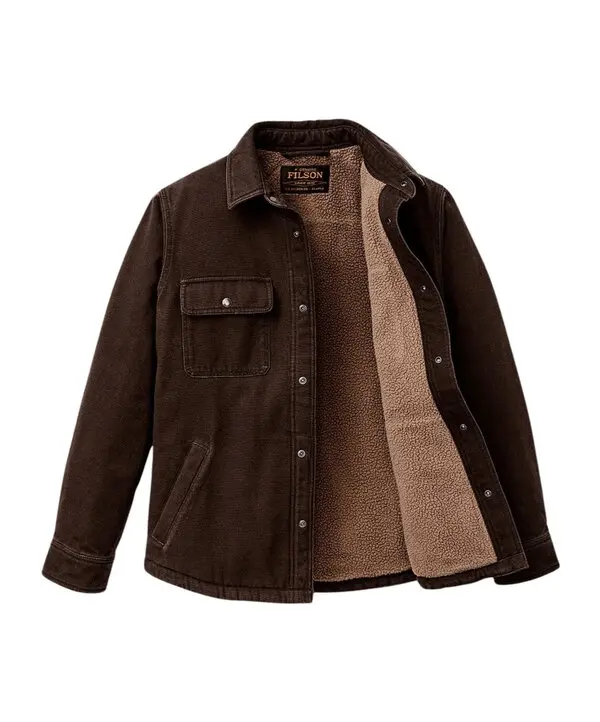 Filson Fleece-lined Button-up Shirt Jacket