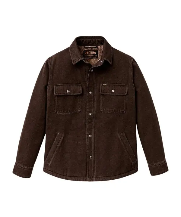 Filson Fleece-lined Button-up Shirt Jacket - No