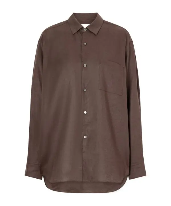 SSSTEIN Oversized Linen Shirt