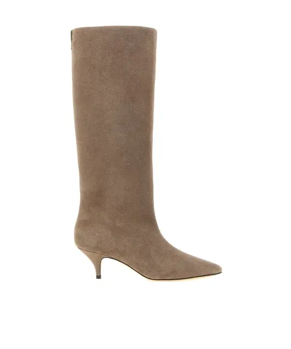 Fabiana Filippi Suede Kitten Heel Boots