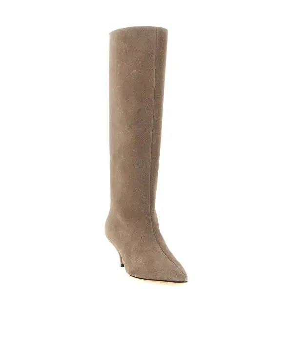 Fabiana Filippi Suede Kitten Heel Boots