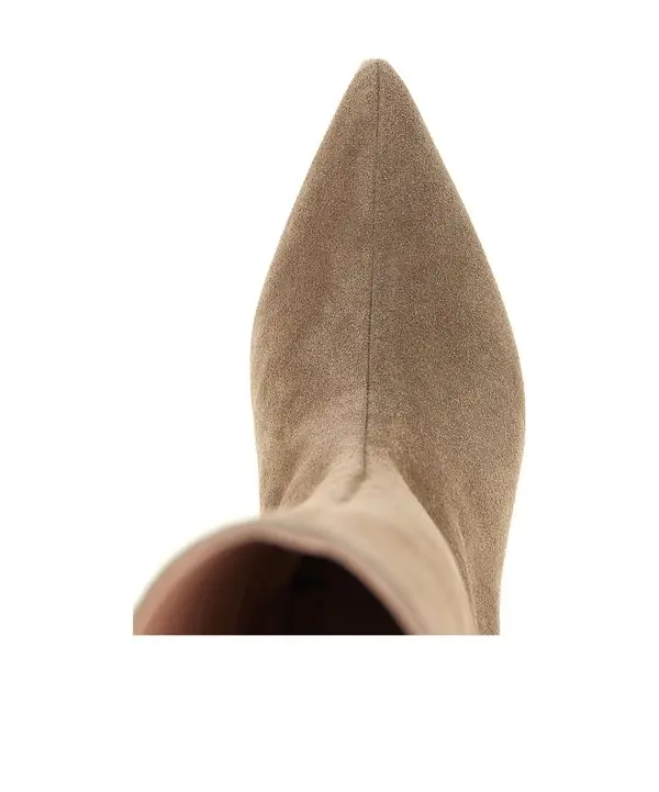 Fabiana Filippi Suede Kitten Heel Boots