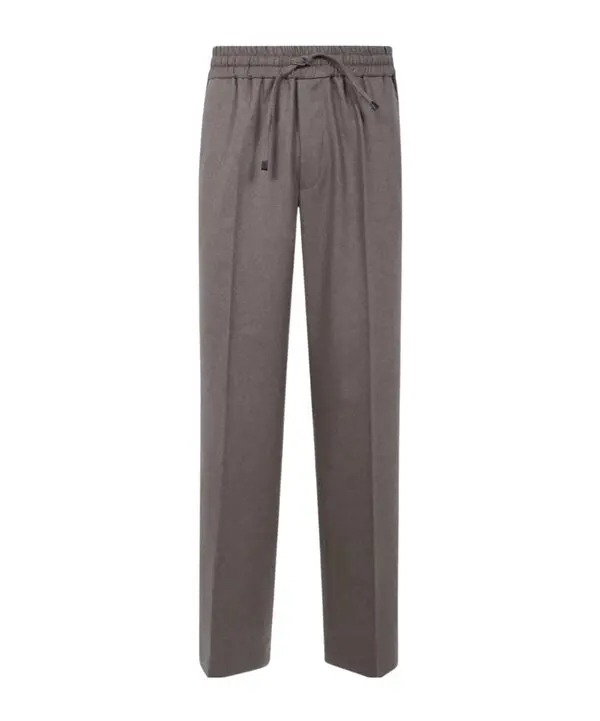 Drole De Monsieur Elastic-waist Casual Trousers - Black