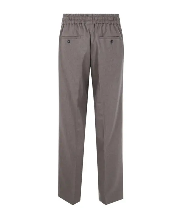 Drole De Monsieur Elastic-waist Casual Trousers - Black