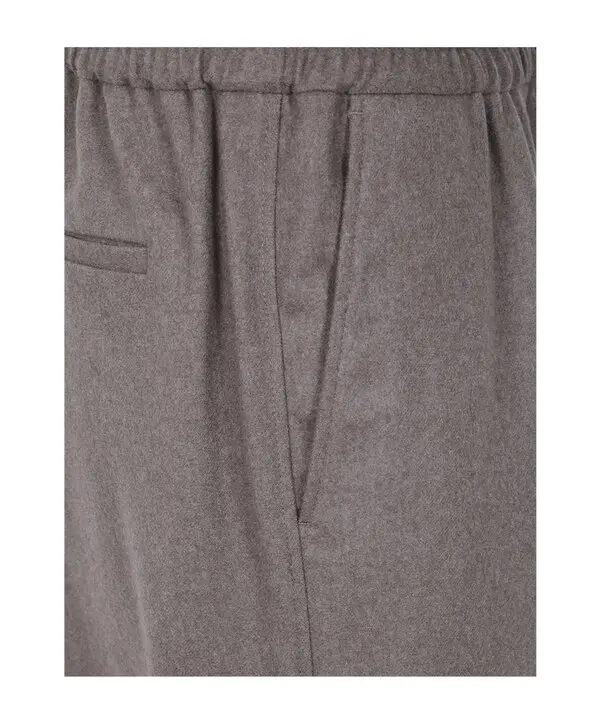 Drole De Monsieur Elastic-waist Casual Trousers - Black
