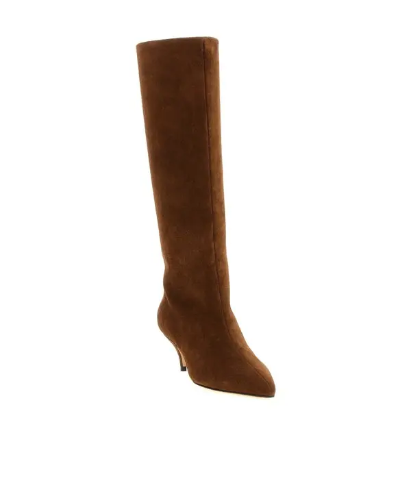 Fabiana Filippi Suede Kitten Heel Tall Boots