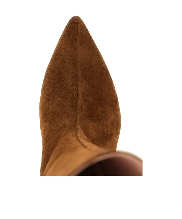 Fabiana Filippi Suede Kitten Heel Tall Boots
