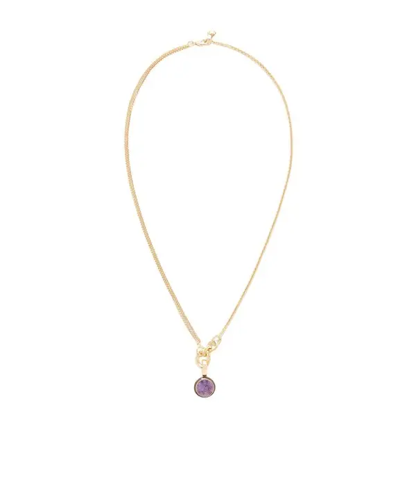Assouline Gold-tone And Cubic Zirconia Necklace - No