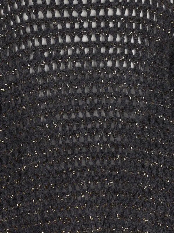 Brunello Cucinelli Dazzling Net Cardigan
