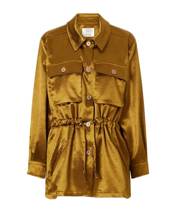 Giuliva Heritage Drawstring Satin Jacket